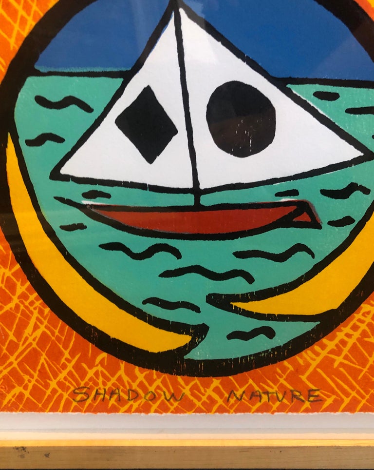 Robin Winters - Huge Conceptual Pop Art 14 Color Figurative Woodcut ...