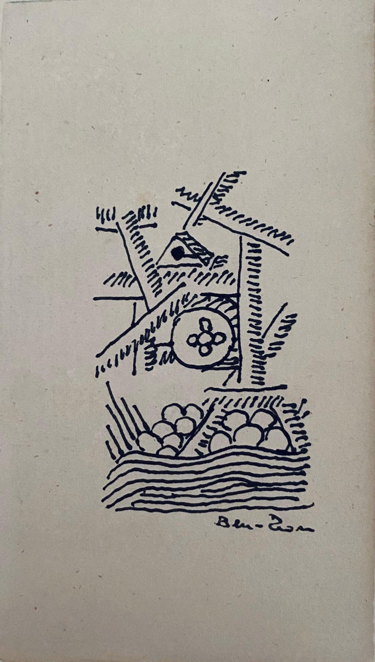 Ben-Zion Weinman - Abstract Expressionist Drawing Jewish American ...