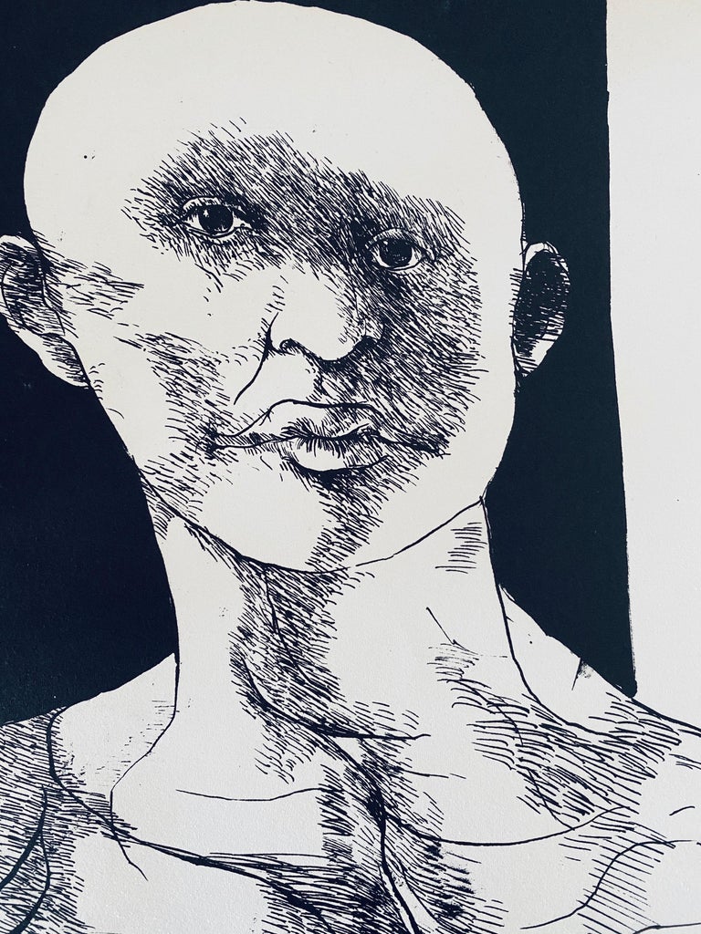 Leonard Baskin - Leonard Baskin Plate Signed Illustration Print ...