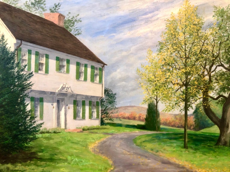 Russell Limbach - 1946 WPA Ohio Artist Russel Limbach American Colonial ...