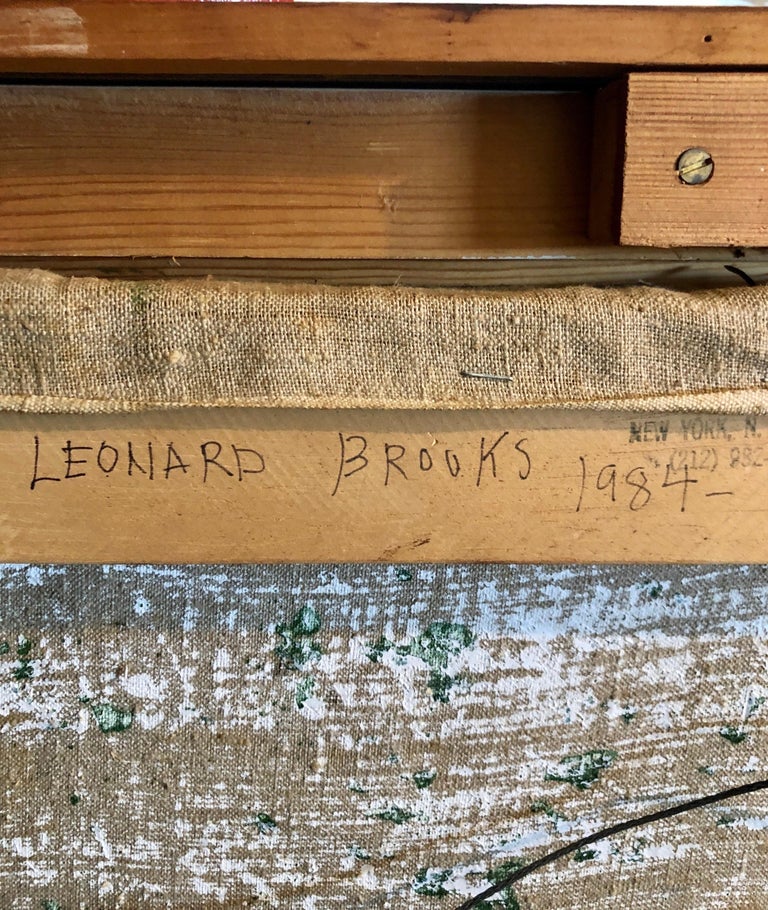 Leonard Brooks - Large Canadian Mexican Modernist Figurative Abstract ...