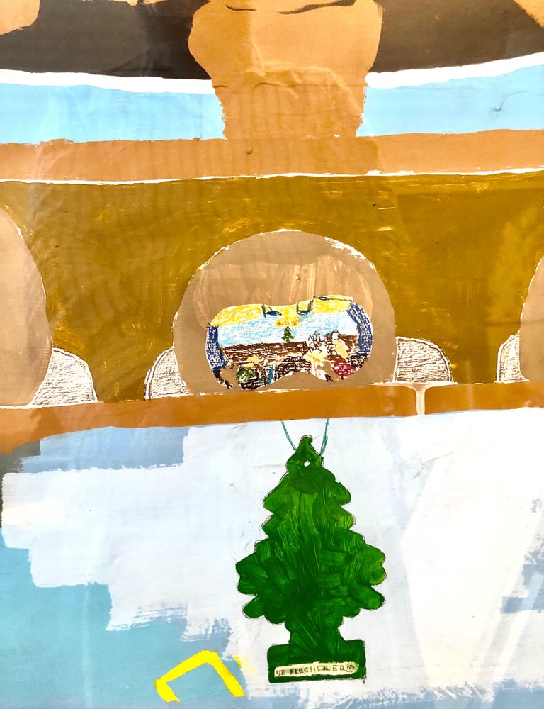 Scoli Acosta - Scoli Acosta Large Contemporary Mixed Media Painting LA ...