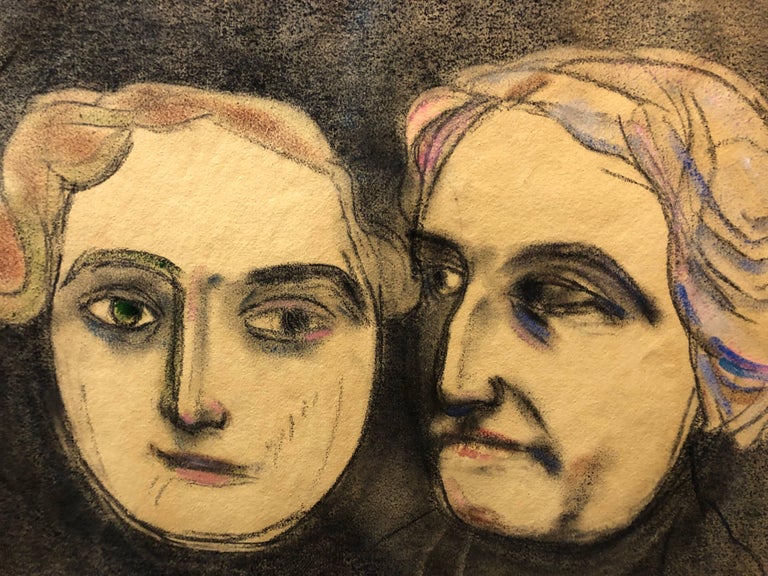 Ronald Brooks Kitaj - Dr Claribel and Miss Etta (Cone Sisters) British ...