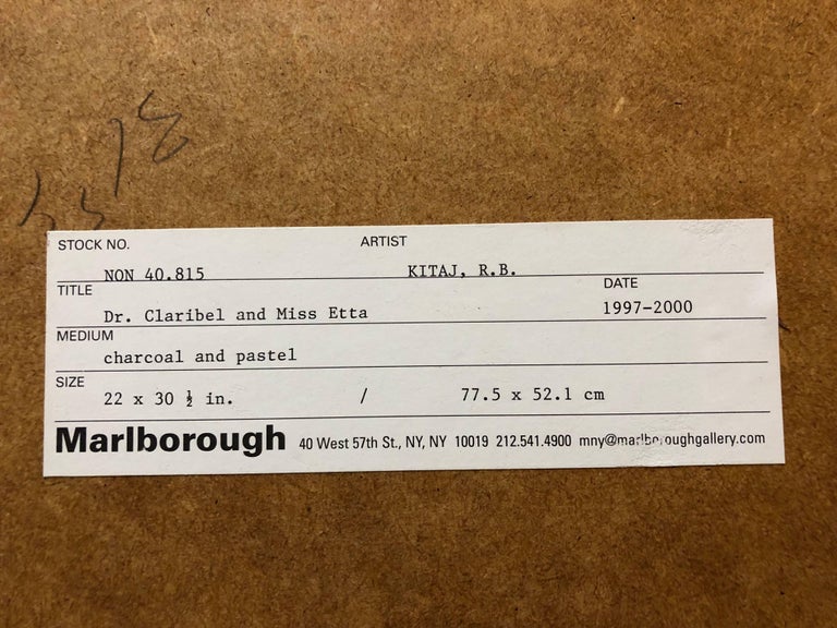 Ronald Brooks Kitaj - Dr Claribel and Miss Etta (Cone Sisters) British ...