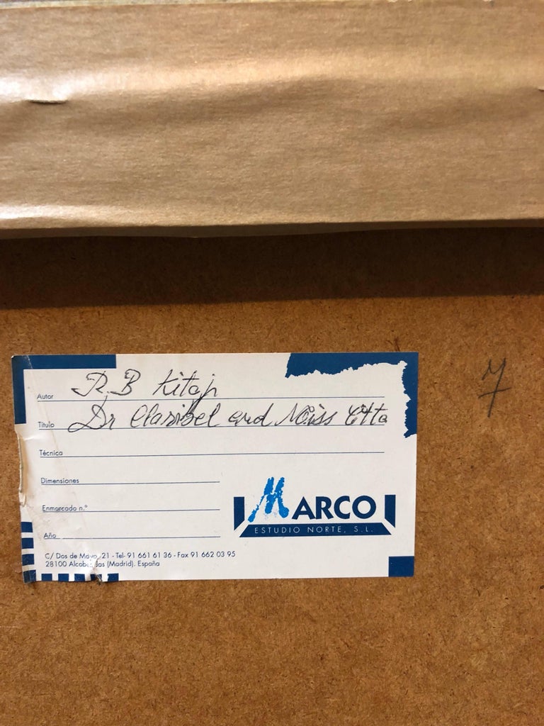 Ronald Brooks Kitaj - Dr Claribel and Miss Etta (Cone Sisters) British ...