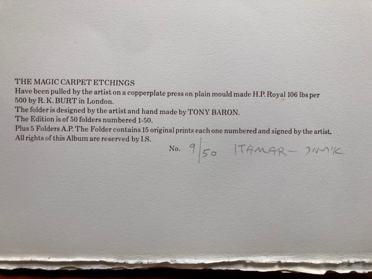 Itamar Siani - Jewish Yemenite Fine Art Etching Print Israeli Parting ...