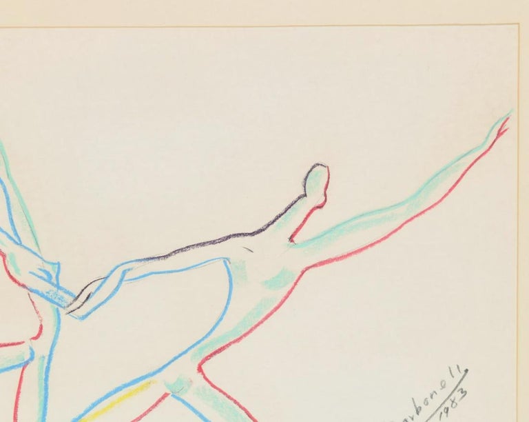 Manuel Carbonell - Cuban Modernist Master Colorful Pastel Crayon ...