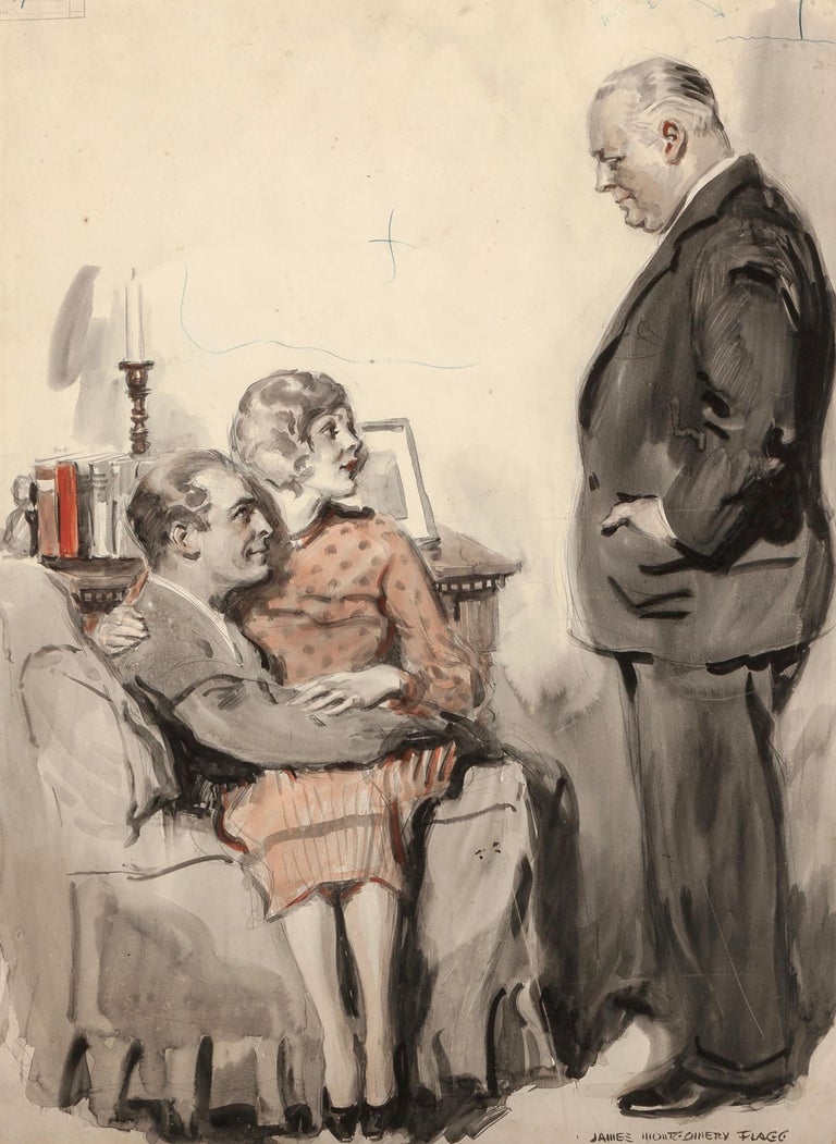 James Montgomery Flagg - As Easy as Kiss Me Hand For Sale at 1stDibs