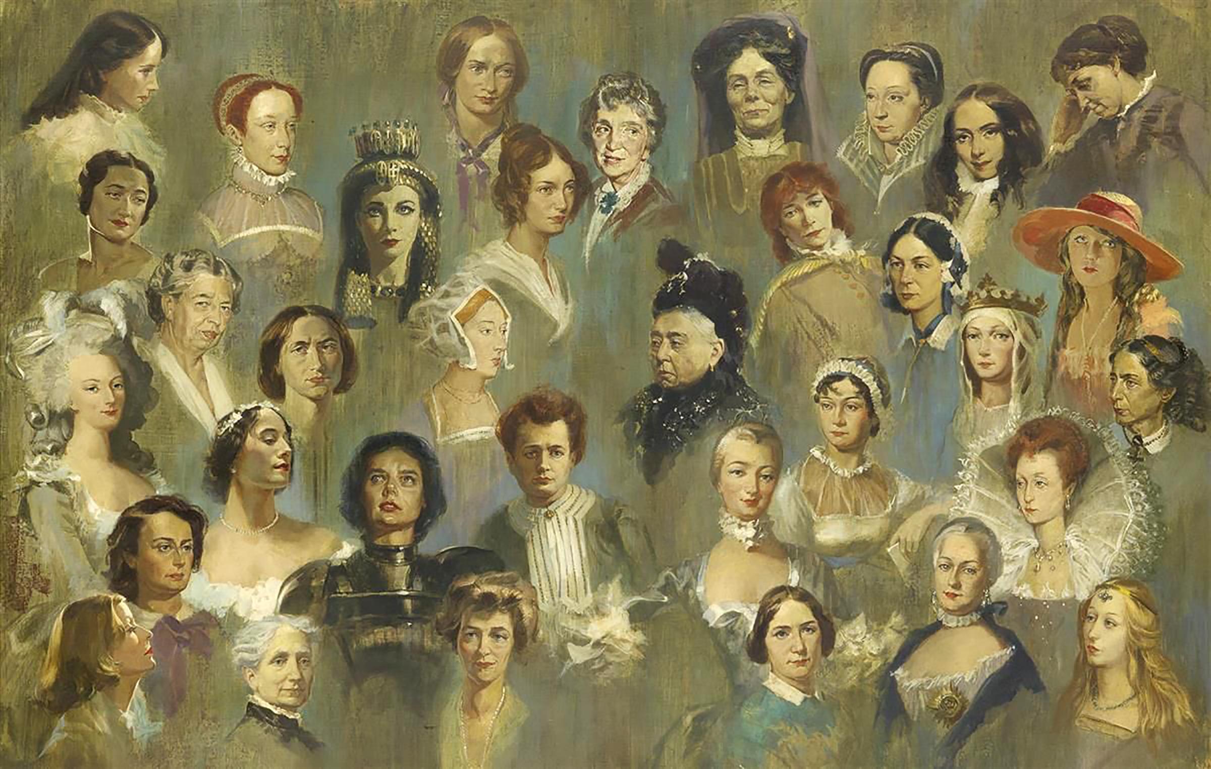 Stanley Meltzoff - Eminent Women, Illustration for McCall's Magazine ...