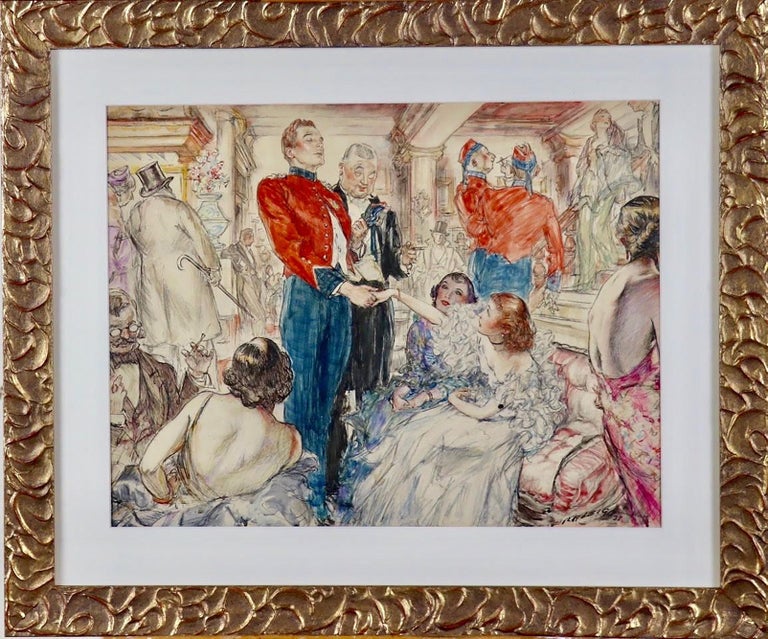 Henry Raleigh - Figures at a Party For Sale at 1stDibs