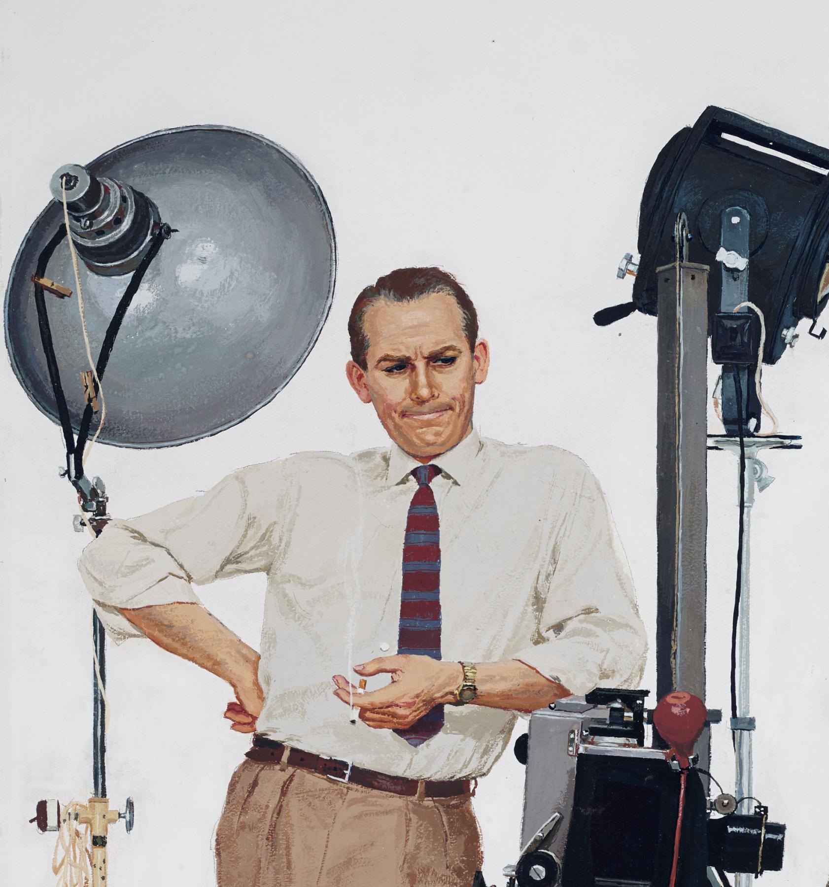 Kurt Ard - Child at Photographer, Saturday Evening Post Cover, Sep. 26 ...