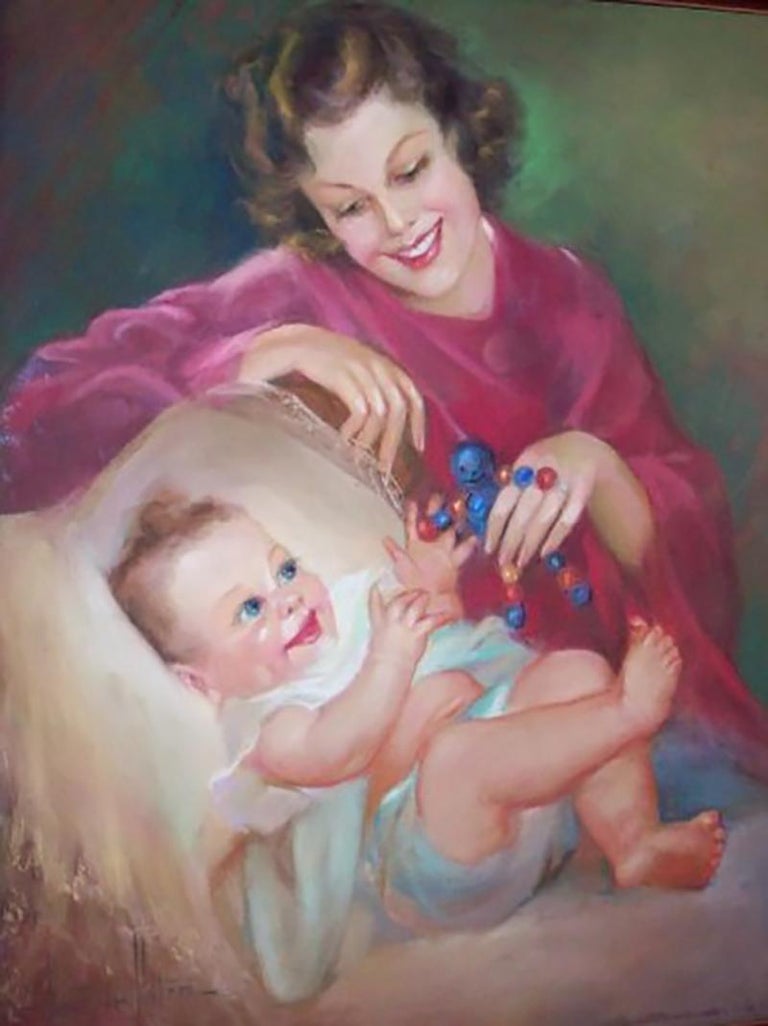 Laurette Patten - Calendar Illustration For Sale at 1stDibs