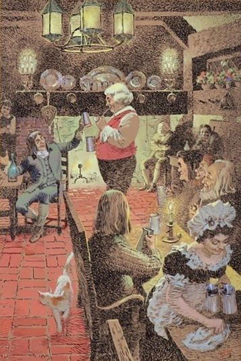 John Philip Falter - Tavern Scene For Sale at 1stDibs