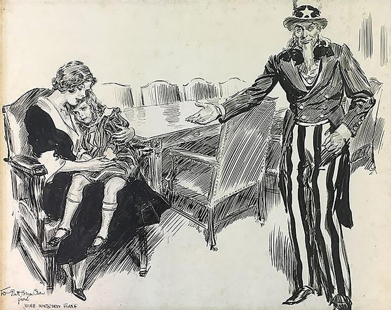 James Montgomery Flagg - Uncle Sam For Sale at 1stDibs