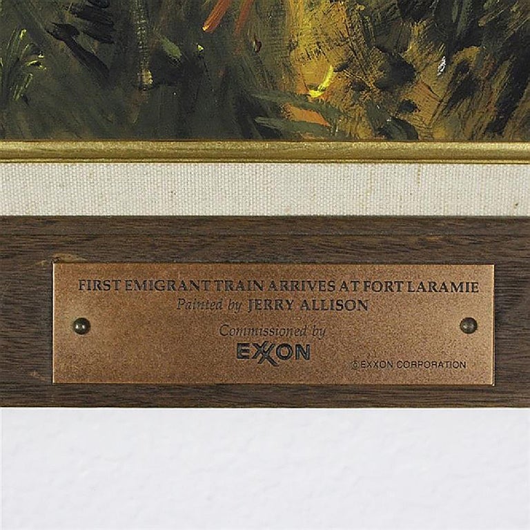 Jerry Allison - First Emigrant Train arrives at Fort Laramie For Sale ...