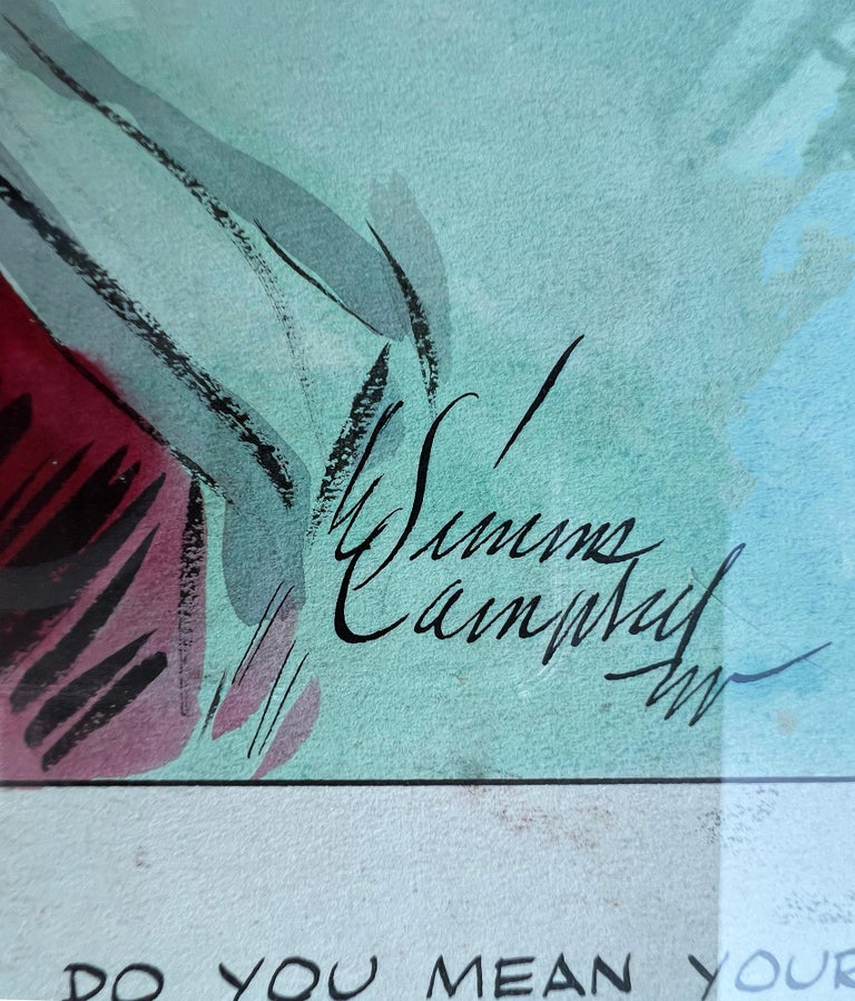 E. Simms Campbell - "What do you mean your wife" First African American ...