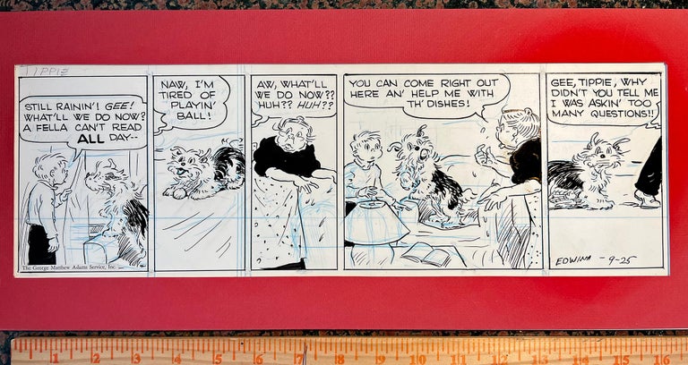 Edwina Dumm - Tippie Comic Strip Original Art - Female Cartoonist For ...