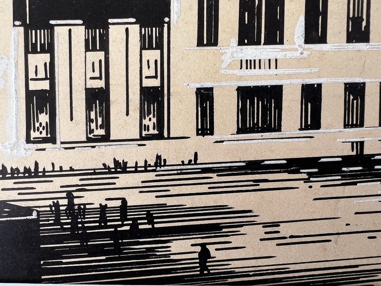 Charles Perry Weimer - Waldorf Astoria Art Deco Illustration For Sale ...