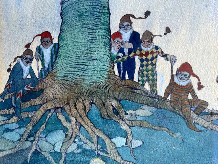 Elizabeth Mary Watt - Beautiful Blond Girl with Elves - Arts and Crafts ...