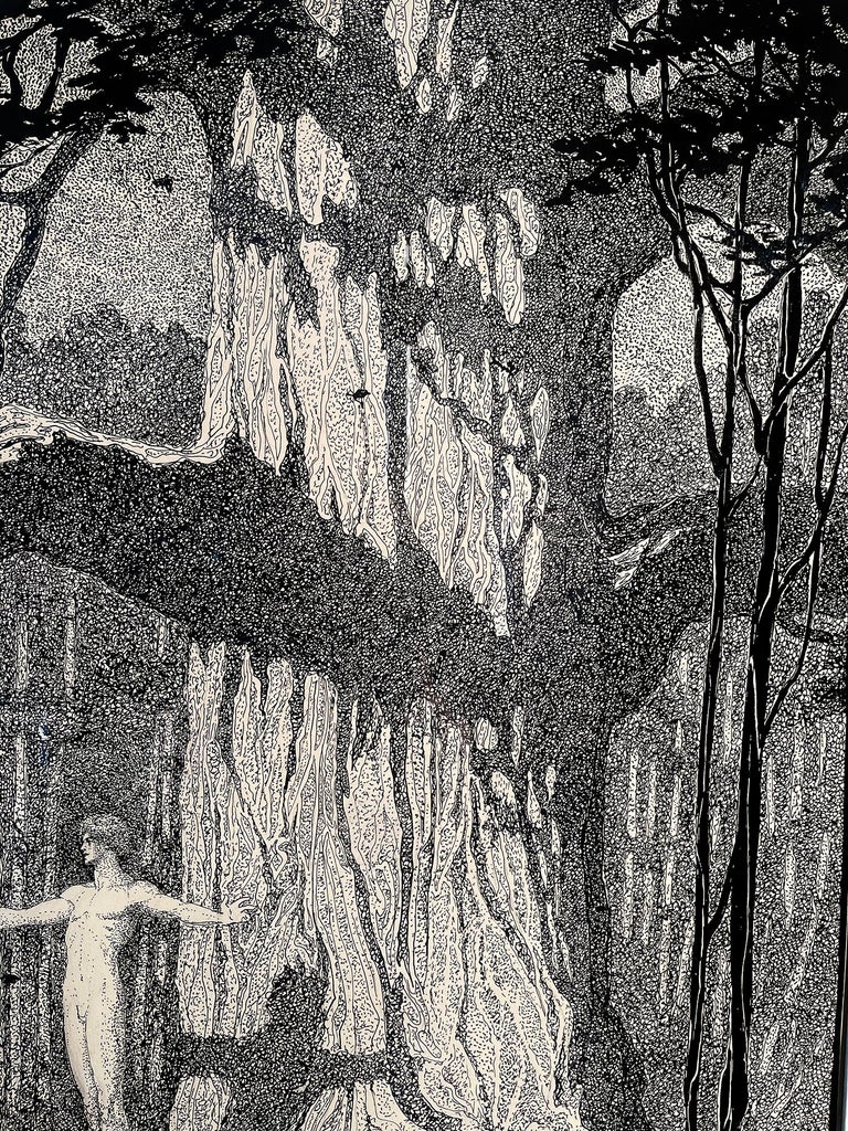 Lucy Beatrice Stevens - Nude Man in Idyllic Fantasy Woodland Pre ...