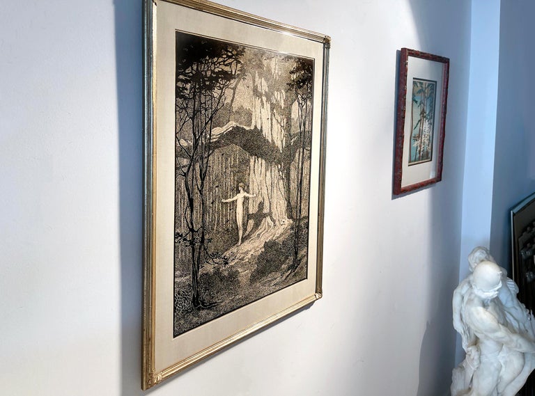 Lucy Beatrice Stevens - Nude Man in Idyllic Fantasy Woodland Pre ...