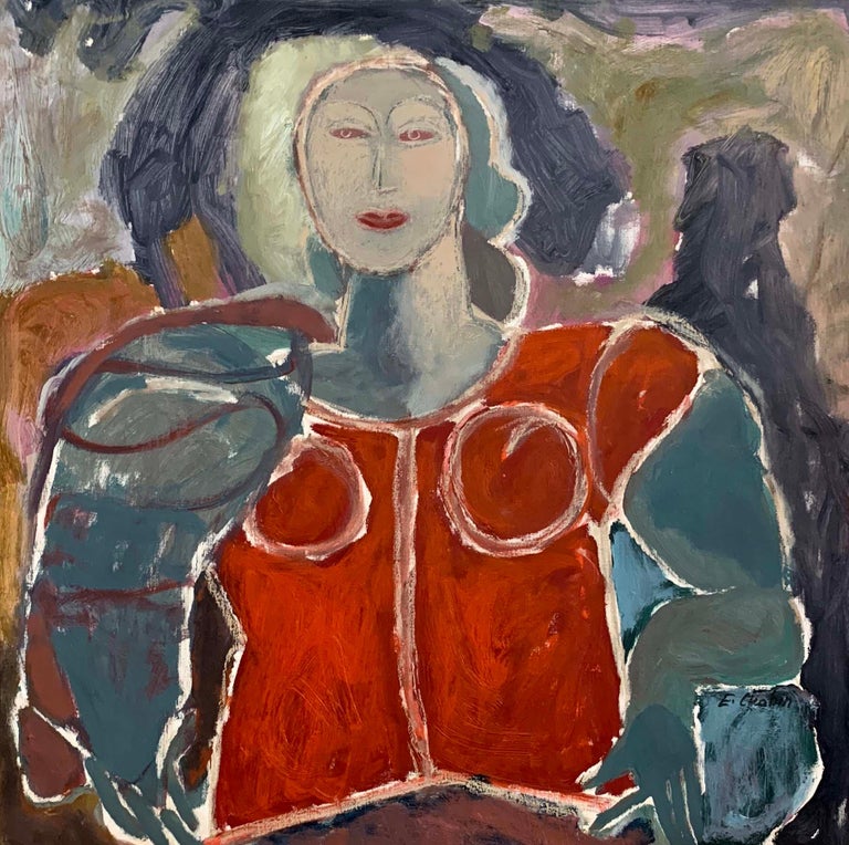 Elisabeth Chabin - LE PORTRAIT DE LA JEUNE AMERICAINE at 1stDibs