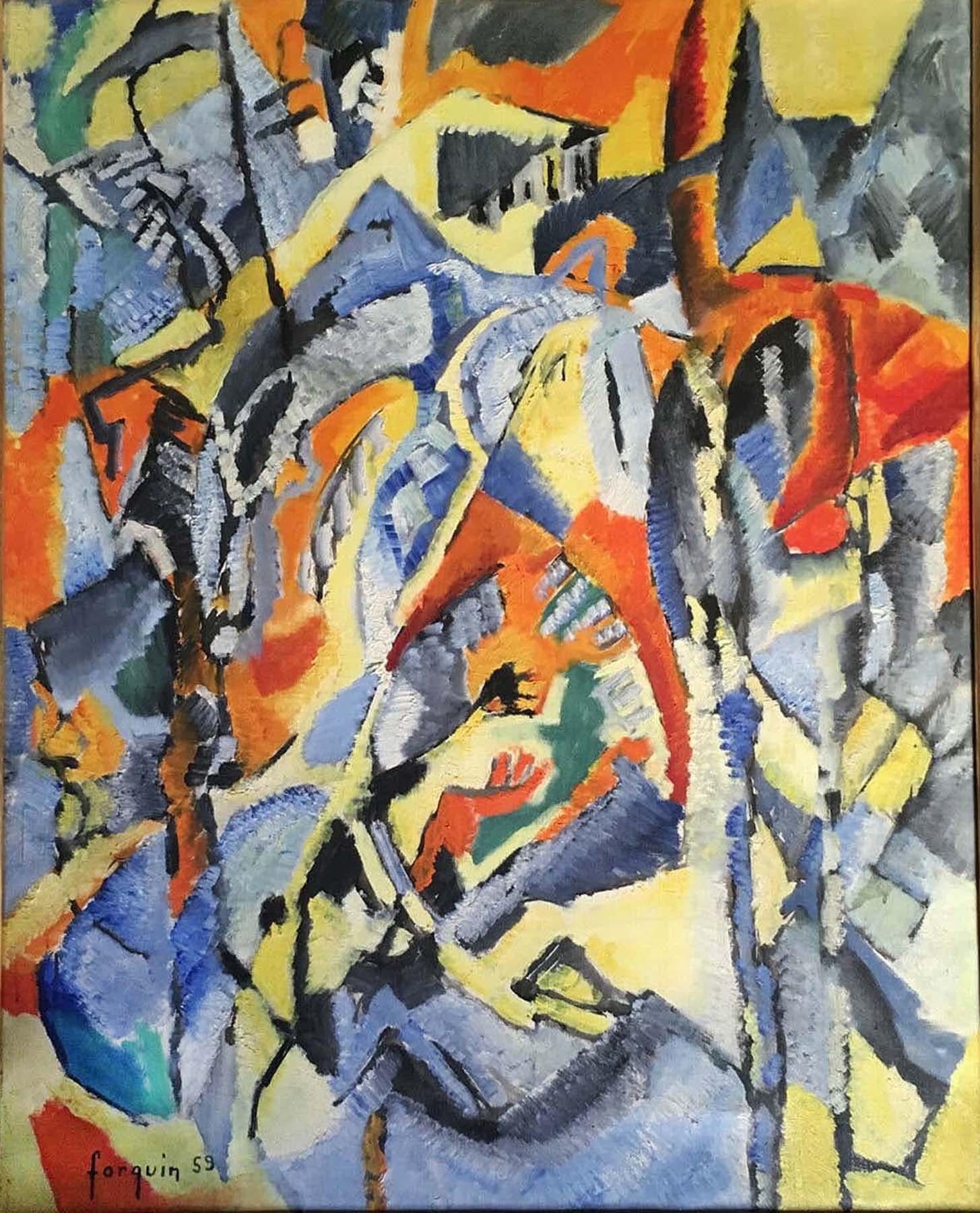 1950s Abstract Paintings - 463 For Sale at 1stdibs