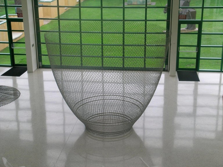 John Ruppert - "Crucible" Abstract, Metal Chain Link Sculpture by John ...