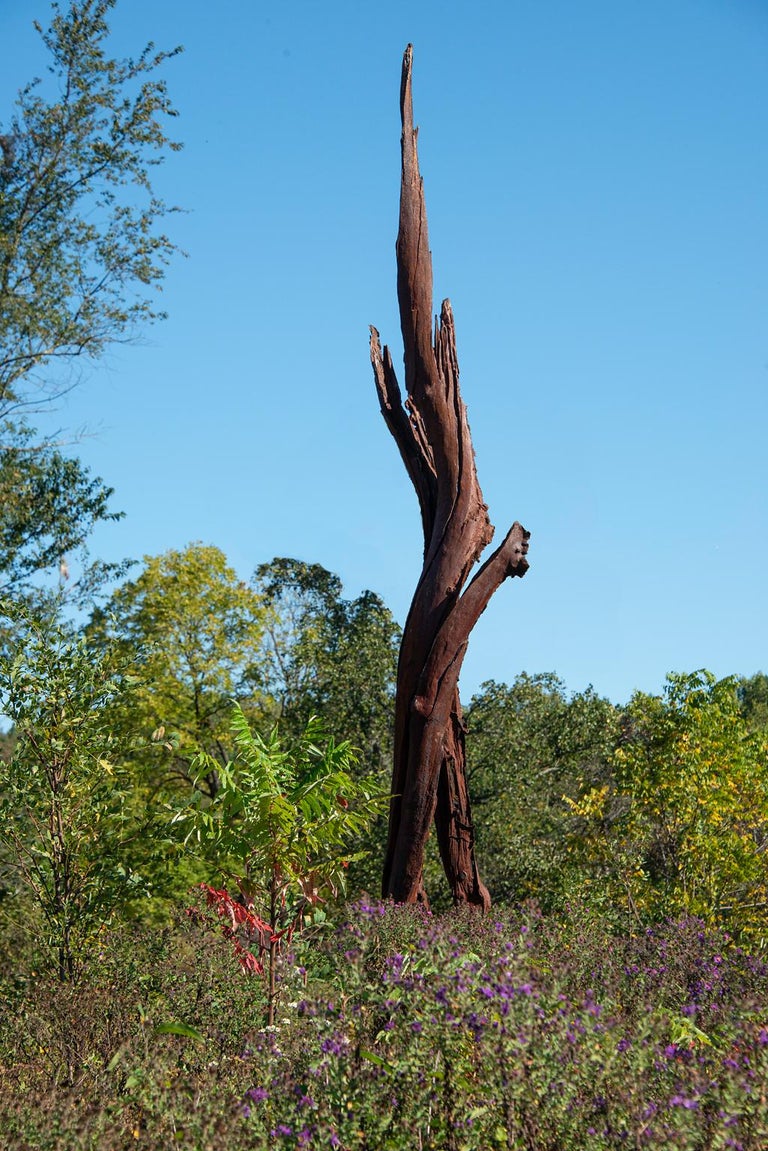 John Ruppert - "Cherry Tree Strike" Abstract, Cast Iron Metal Sculpture ...