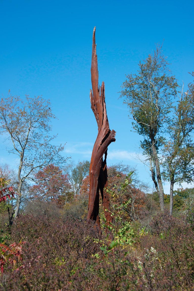 John Ruppert - "Cherry Tree Strike" Abstract, Cast Iron Metal Sculpture ...