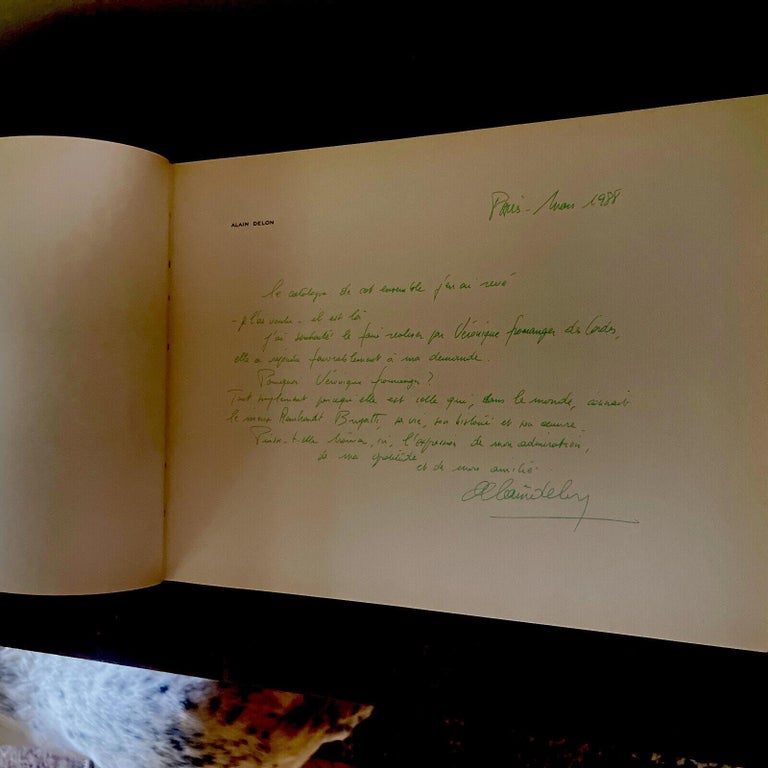 Les Bugatti d'Alain Delon French Book Very Rare For Sale at 1stDibs