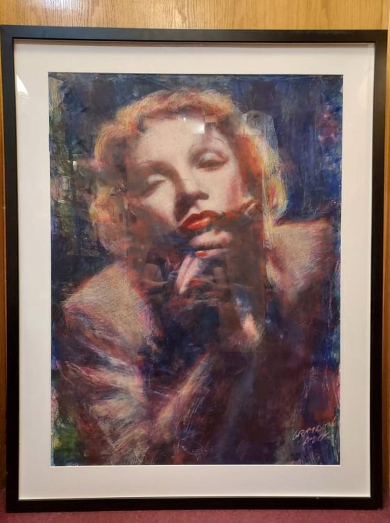 Dyck Graydon - Marlene Dietrich Portrait by Dyck Graydon at 1stDibs