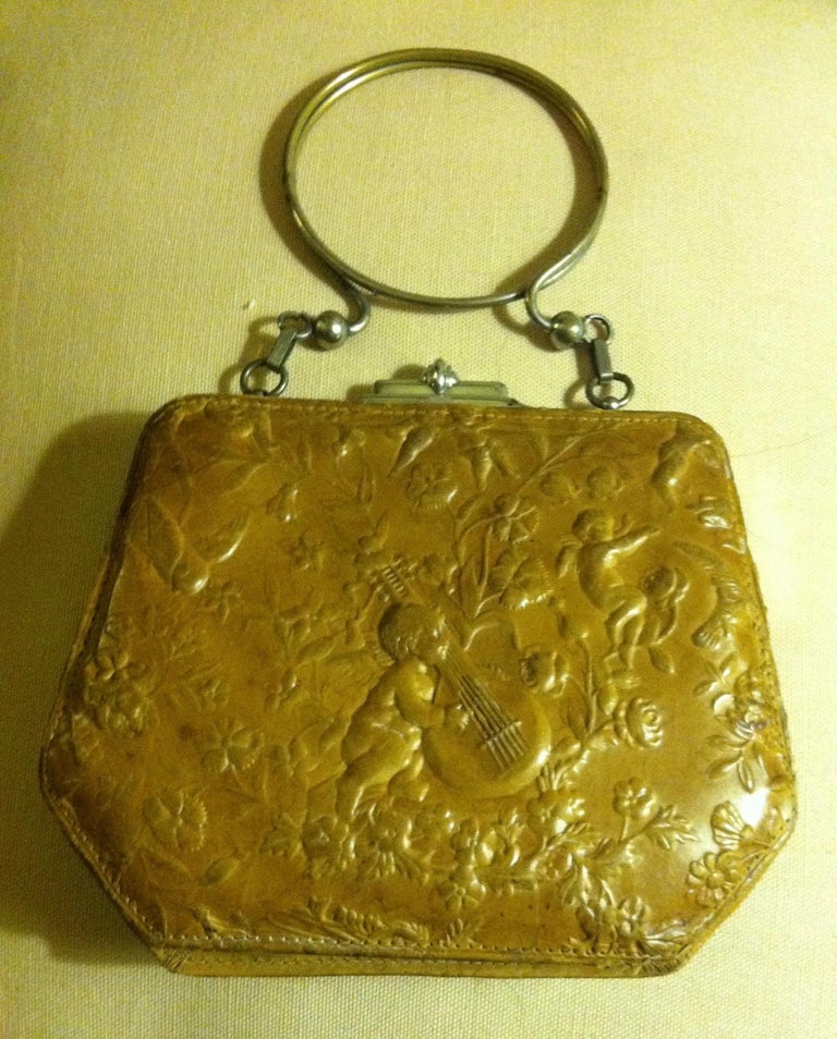 Unknown - Victorian Embossed Leather Purse at 1stDibs