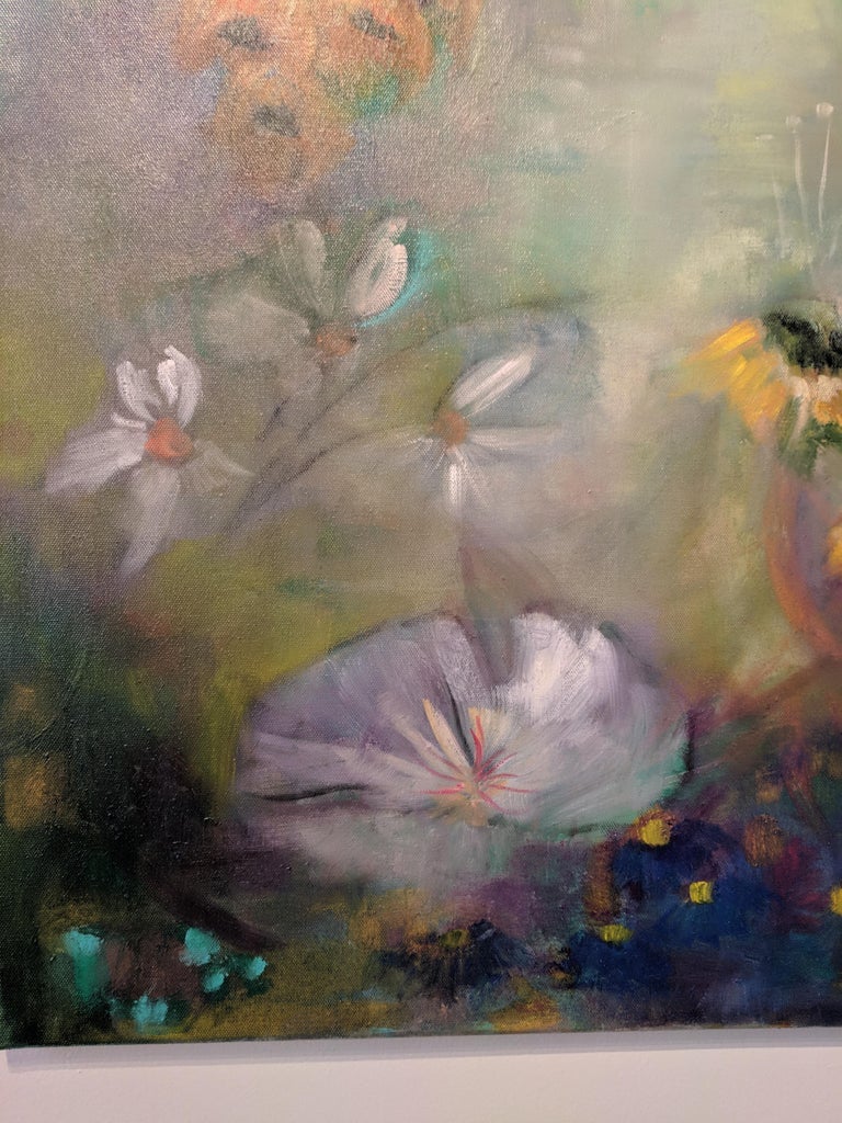 Alexandra Higgins - Oil on Canvas Still-life -- Summer Blooms For Sale ...