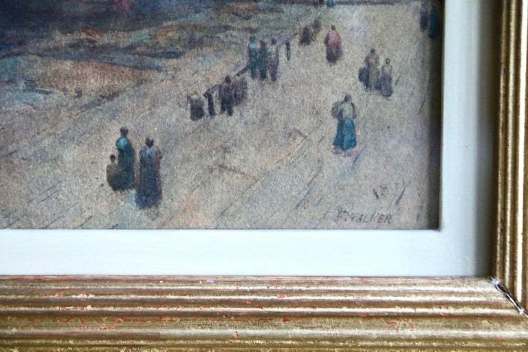 Frederick Walker - Venice- 19th Century Watercolour, Figures and Boats ...