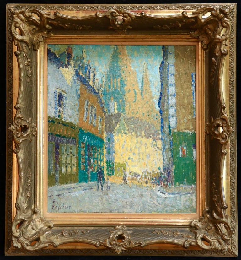 Joseph Louis Francois Lepine - Rue de Vannes - Brittany - Pointillist ...