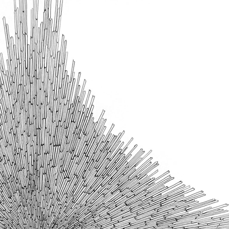 Jenifer Kent - Geometries 2, a highly detailed geometric black ink ...