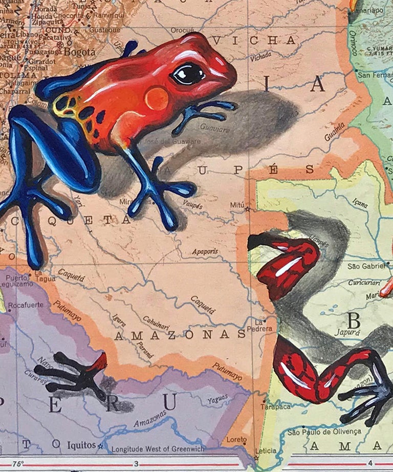 Carol Wax - Dart Bored, Gouache and Graphite Pencil on 1946 Rand ...