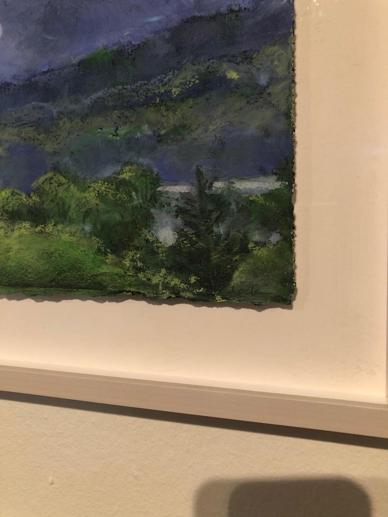 Daisy Craddock - Magic Mountain, contemporary impressionist oil pastel ...