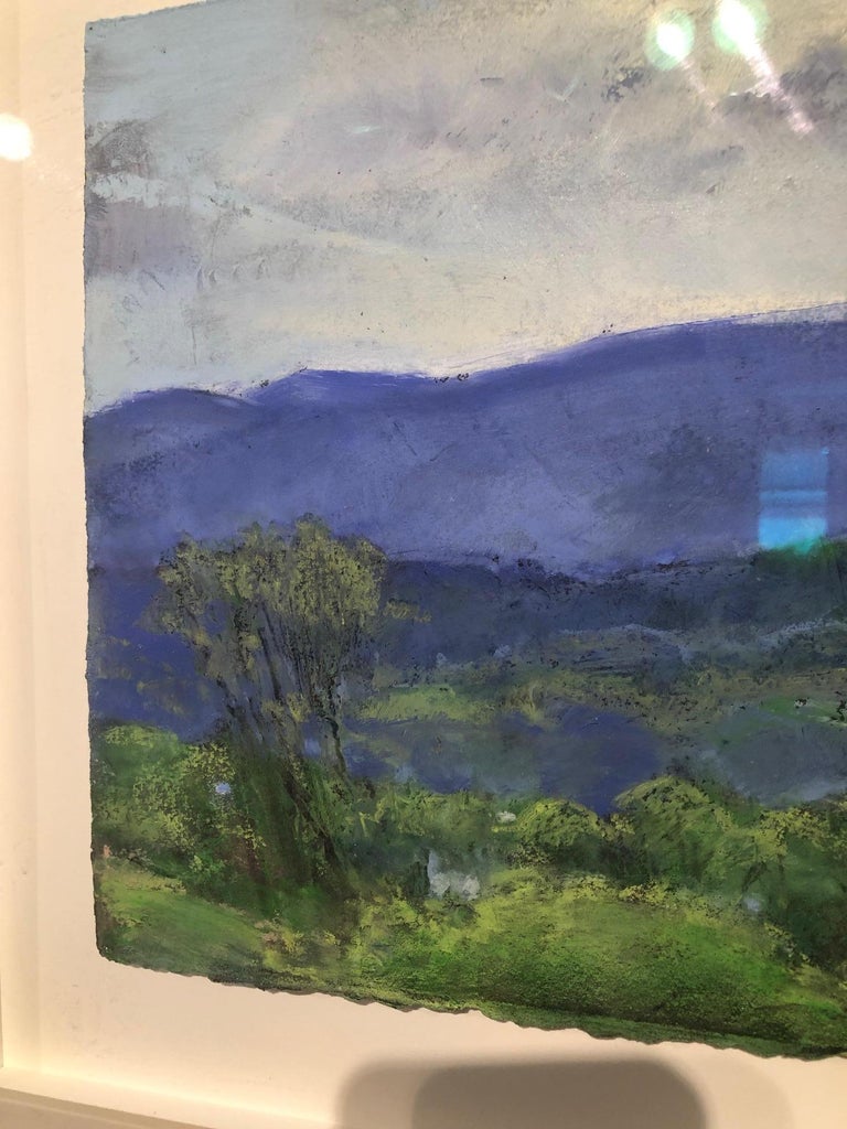 Daisy Craddock - Magic Mountain, contemporary impressionist oil pastel ...