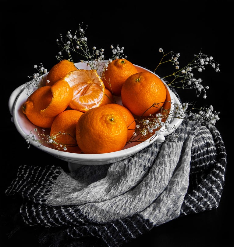 Sarah Phillips - Mandarin Orange Beauty Shot, absurdist still life food ...