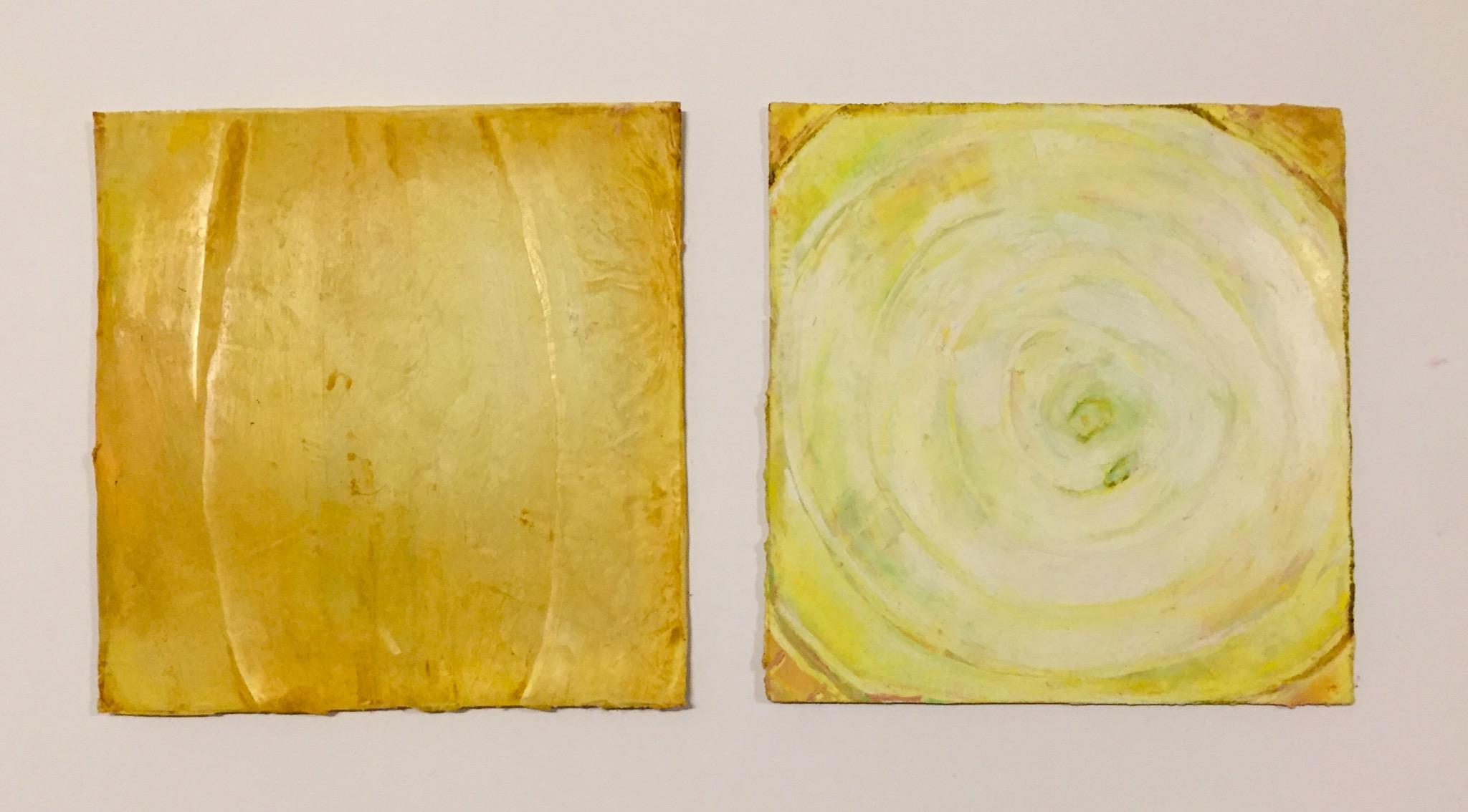 Daisy Craddock - Daisy Craddock, Cantaloupe Study (Skin), Abstract oil ...