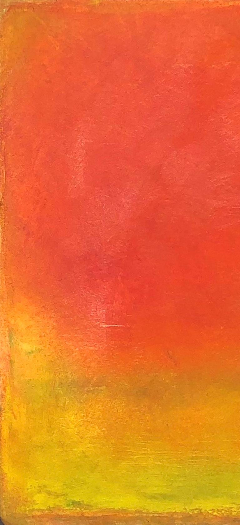 Daisy Craddock - Cassidy's Folly, red and orange abstract pastel fruit ...