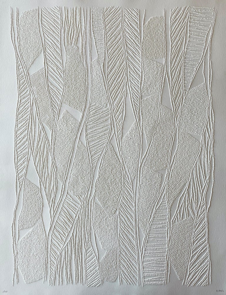 Antonin Anzil - #2- intricate beige 3D abstract aerial landscape ...