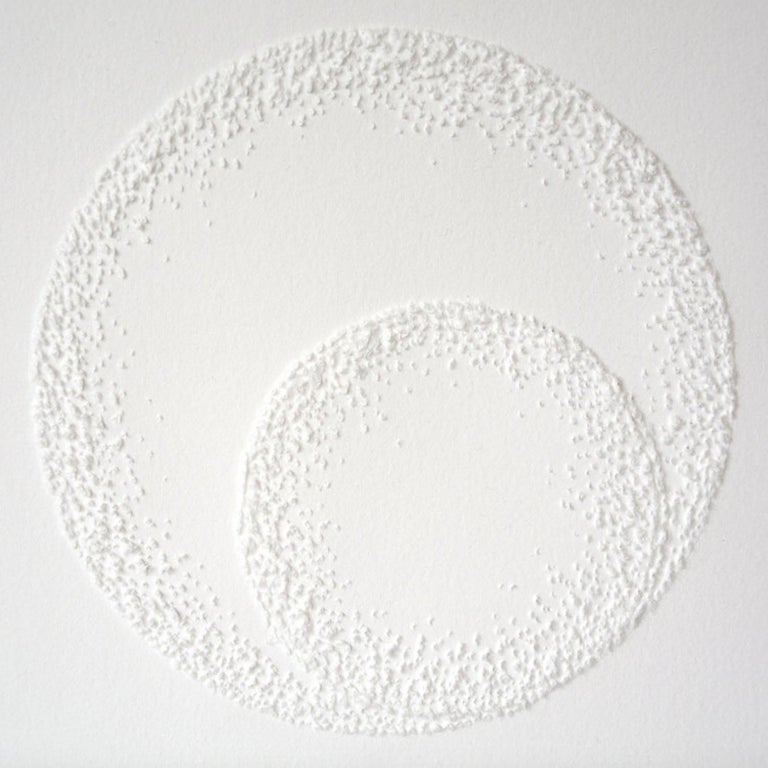 Antonin Anzil - Circle 3 - intricate white 3D abstract geometric ...