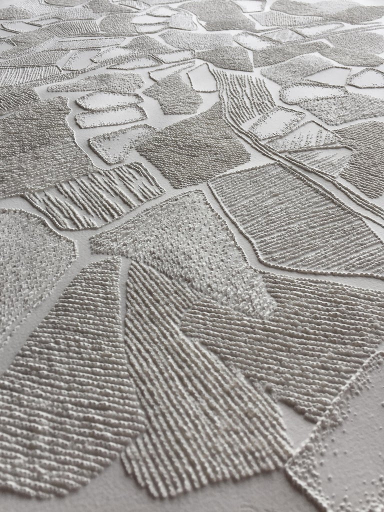 Antonin Anzil - Untitled 1 - intricate white 3D abstract geometric ...