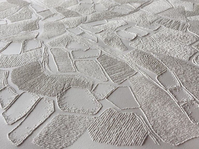 Antonin Anzil - Untitled 1 - intricate white 3D abstract geometric ...