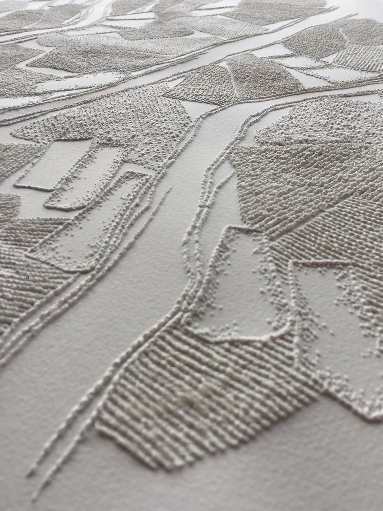 Antonin Anzil - Untitled 4 - intricate white 3D abstract geometric ...