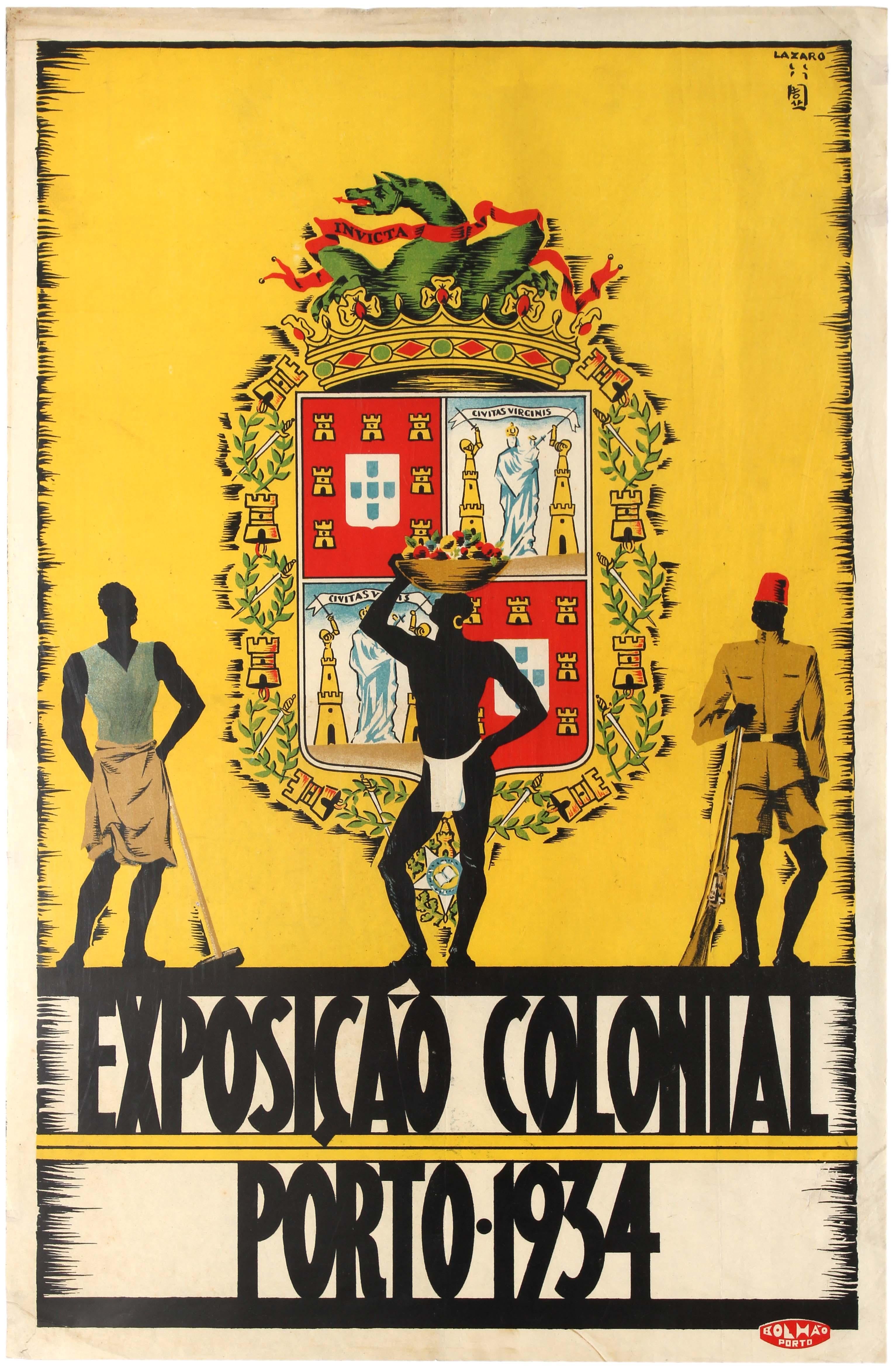 Original Vintage Exhibition Poster 1931 International Colonial ...
