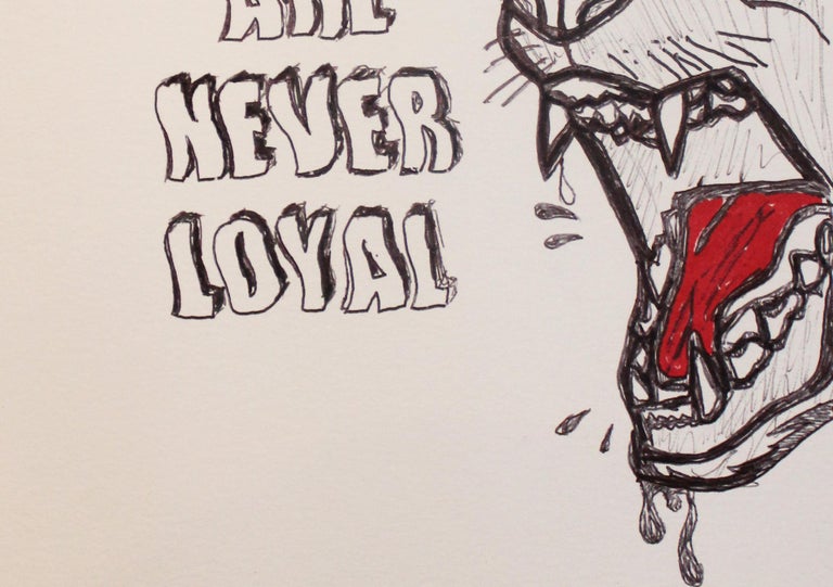 Tal Booker - Hungry Dogs Original slogan red and black pen love island ...